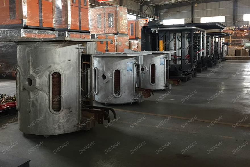Common configuration of induction furnace, power cabinet and furnace ...